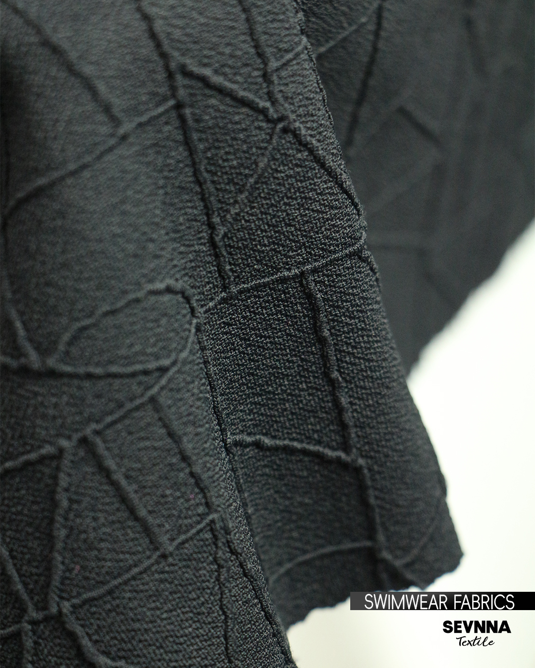 320gsm Weight 135cm Width Eco-Friendly Textured Swim Fabric for Swim ...