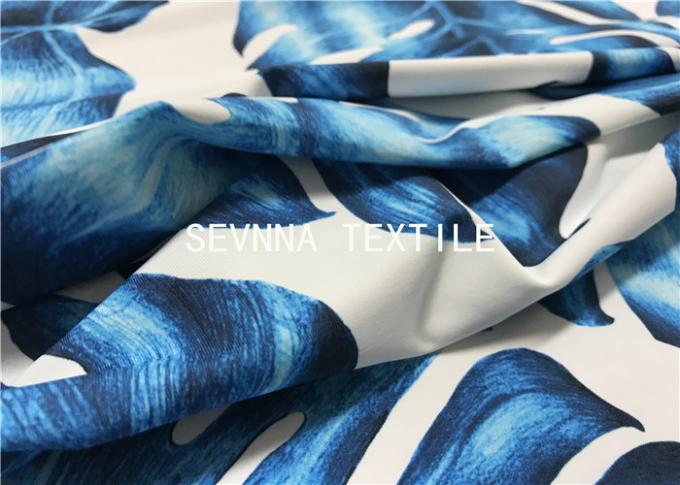 Weft Knitted Acid Printing Nylon Repreve Fabric Stretching Anti Odor ...