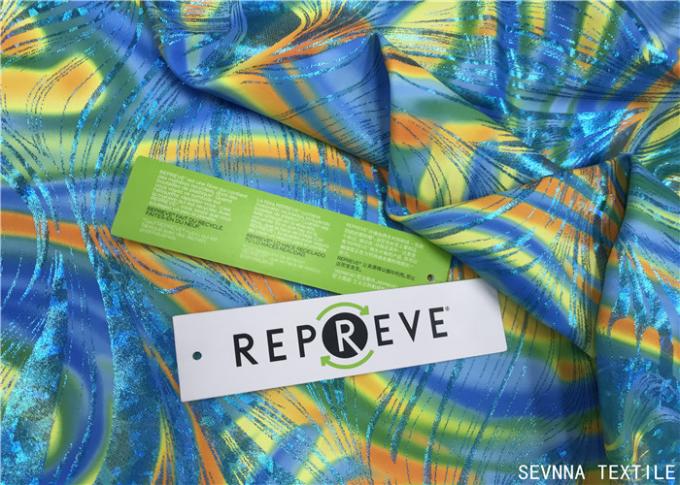 ROICA Spandex Paper Touch Hand Feel Print Activewear Knit Fabric Super ...